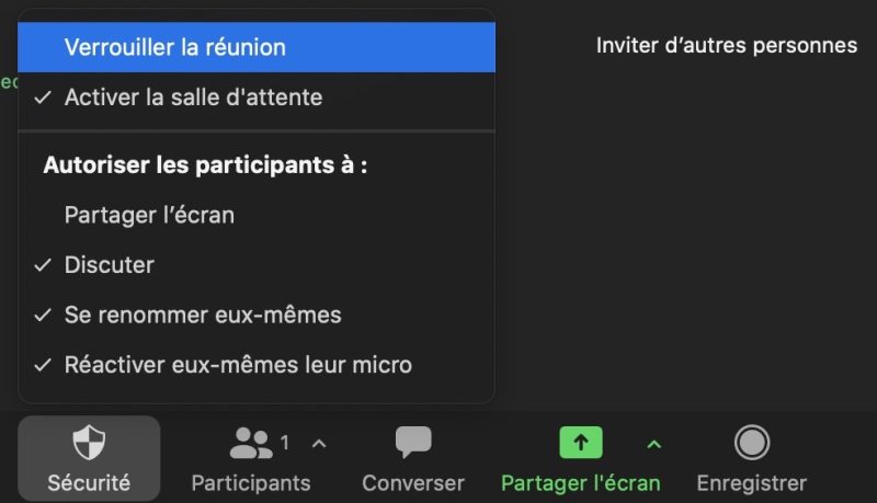 Guide : Les options de sécurité à connaître dans Zoom pour éviter le ...